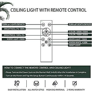 LED Chandelier Lighting Fixture Dimmable Pendant Light with Remote Control Modern Flush Mount Chandelier Adjustable Kitchen Island Hanging Lamp Painting Lamp for Dining Table Office Bedroom (Gold)