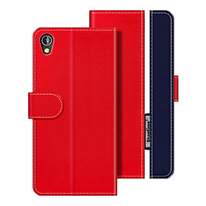 MILEGAO for Infinix Smart X5010 Flip Cover, Magnetic Buckle Multicolor Business PU Leather Phone Case with Card Slot, for Infinix Smart X5010 5 inches