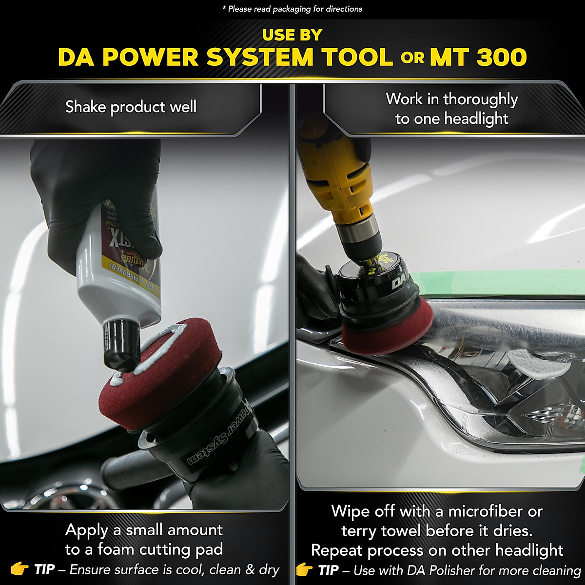 Meguiar's G12310 PlastX Clear Plastic Cleaner & Polish - 10 Fluid Ounces