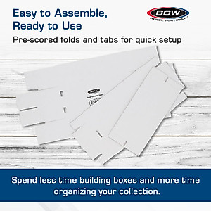 BCW Shoe 2 Row Storage Box (1600 Ct.) - Corrugated Cardboard Storage Box - BX-SHOE