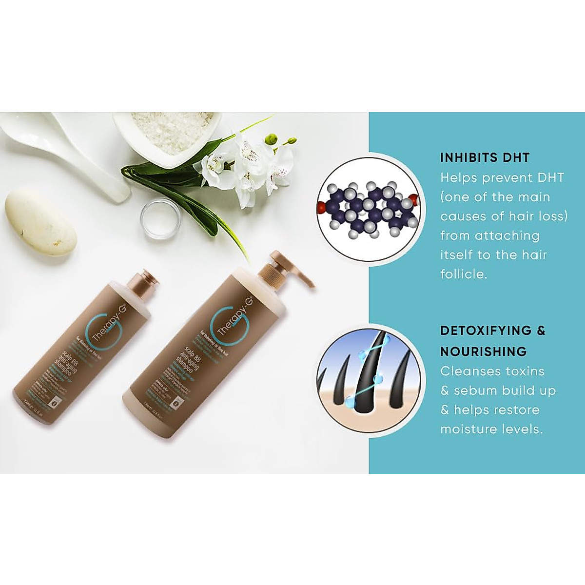 Therapy-G Scalp BB Anti-Aging Shampoo Liter 33.8 oz