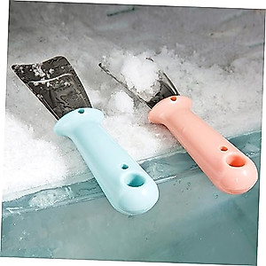 10 pcs Refrigerator for car Stainless Steel Refrigerator Stainless Steel Shovel deicing Scoops defrost Shovel Refrigerator ice Scraper Clean defrosting Spatula