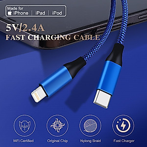 iPhone 14 Fast Charger Cable,Apple USB C to Lightning Cable [Apple MFi Certified] 2Pack 10FT Apple Super Quick Charging Cable Cord For iPhone 14/14 Plus/14 Pro/14 Pro Max/13/12/11/Pro Max/XS/XR/AirPod