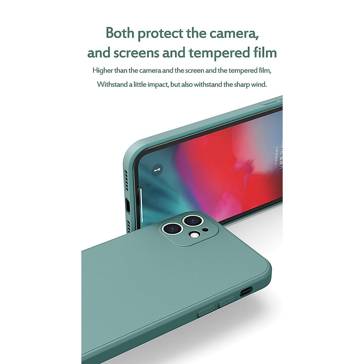 ZEZHOU Compatible with iPhone 11 Case, Upgrade Defender Liquid Silicone, [Full Covered Camera] [Soft Microfiber Lining] Shockproof Slim Thin Protective Phone Case for iPhone 11 6.1 inch, Black