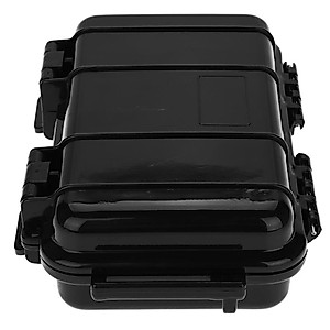 Waterproof Container, Outdoor Waterproof Shockproof Box Case Dry Storage Sealed Box Container (A) Emergency Protective Equipment Waterproof Storage Case Small Waterproof Box
