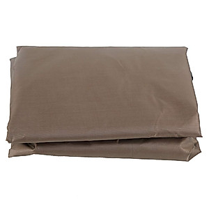 Outdoor Swing Cushion Cover, 3 Seater Replacement Swing Seat Pads Cushion for Patio Garden Yard Swing Chair(Coffee)