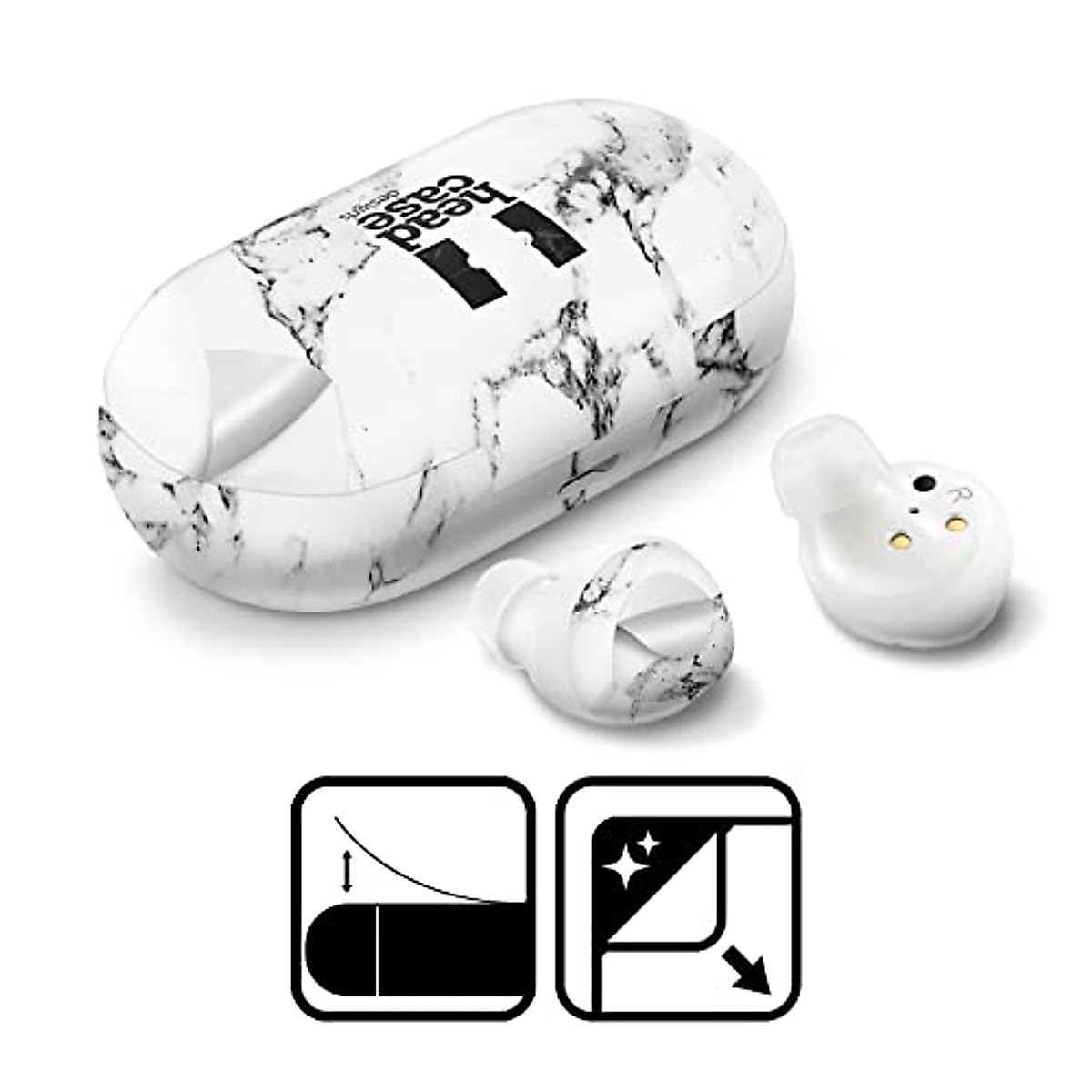 Head Case Designs Officially Licensed Wonder Woman DC Comics Comics Logo Assorted Vinyl Sticker Skin Decal Cover Compatible with Buds Live/Buds Pro / Buds2