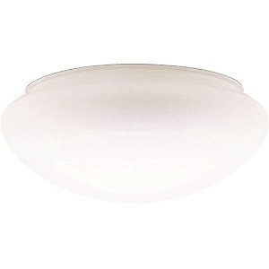Westinghouse 8375700 White Glass Mushroom Shade 8"