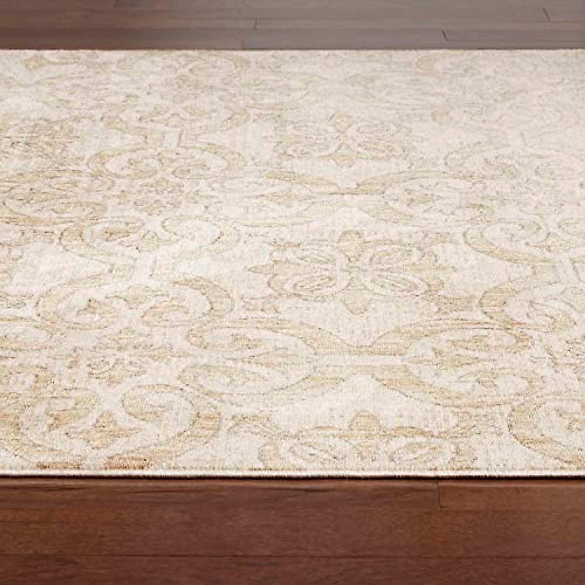 Lillian Lillian August Tiara Helene French Country Moroccan Area Rug, Ivory/Beige, 5'2"x7'8"