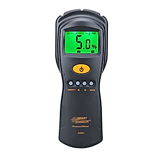 GHGHF Digital Hygrometer Meter for Wood/Cardboard Lumber Humidity Tester Fast & Precise Microwave Measurement LCD Display