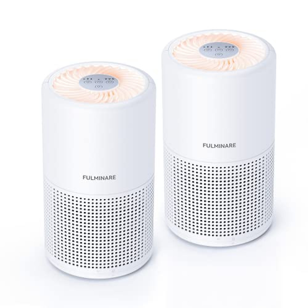 Air Purifiers for Bedroom, FULMINARE H13 Small Air Purifiers for Home Pets with HEPA Air Filter, Quiet Air Cleaner With Night Light, Remove 99.97% 0.01 Microns Dust, Smoke, Pollen