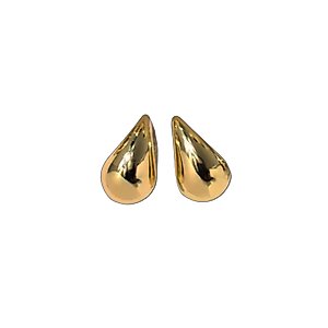 Gold Drop Medium (3cm x 1.8cm) Trending Statement Style Earrings