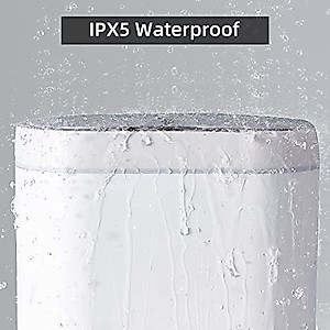 Ventifan Bathroom Trash Can with Lid,3 Gallon Waterproof Automatic Motion Sensor Garbage Can,Slim Narrow Bedroom Bathroom Garbage Bin