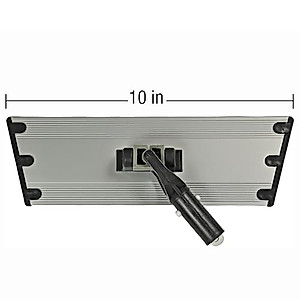 CleanAide Flat Mop Plate Frame, Aluminum, 10 Inches