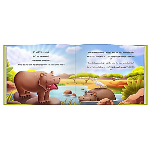 Personalized Name Story Book - Personalized Children's Book with Name On Every Page - Your Child is The Star of The Story - Book for Kids Aged 0-7