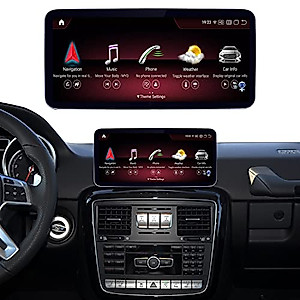 Road Top Android 12 Car Stereo 10.25" Car Touch Screen for Mercedes Benz G Class NTG4.5/ NTG4.7 2012-2015 Year, 8+128G, Support Wireless Carplay, Global Weather,OTA Upgrade,Voice Control