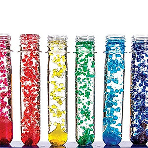 Steve Spangler's Large Plastic Test Tubes with Caps, Test Tubes for Kids, 15 Pack