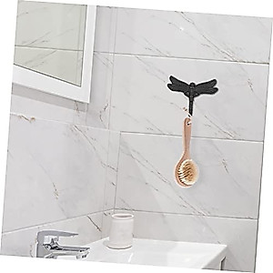 NOLITOY 3 Sets Dragonfly Hook Hat Wall Hangers Utility Hook Dragon Towel Hook Key Hooks Decorative Wall Hooks Hat Mounted Hooks Dragonfly Design Hook Bath Towel Coat Wrought Iron