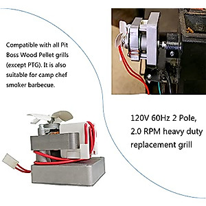 Replacement Auger Motor for Pit Boss Grill Models,Compatible with All Pit Boss Pellet Grill and Camp Camp Pellet Grill