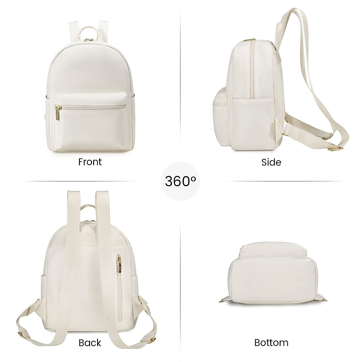 LOVEVOOK Mini Backpack for Women Small Waterproof Backpack Purses Daily Backpack Fashion Wine Red