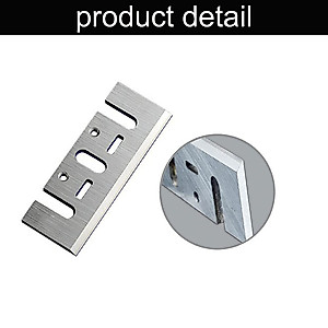 6 Pcs 3-1/4 Inch Hand Planer Blades, 82mm Re-sharpenable Blades Replacement for Makita KP0810,1900B, Dewalt DCP580, DW6655,Bosch 1594 and Most Handheld Planer