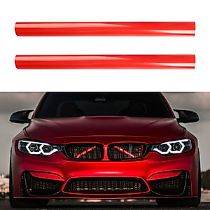 Grille Insert Stripes Replace for 2010-2016 BMW 5 Series F10 F18, 520i 523i 525i 528i 530i 535i 550i Accessories (Red, 5 series)
