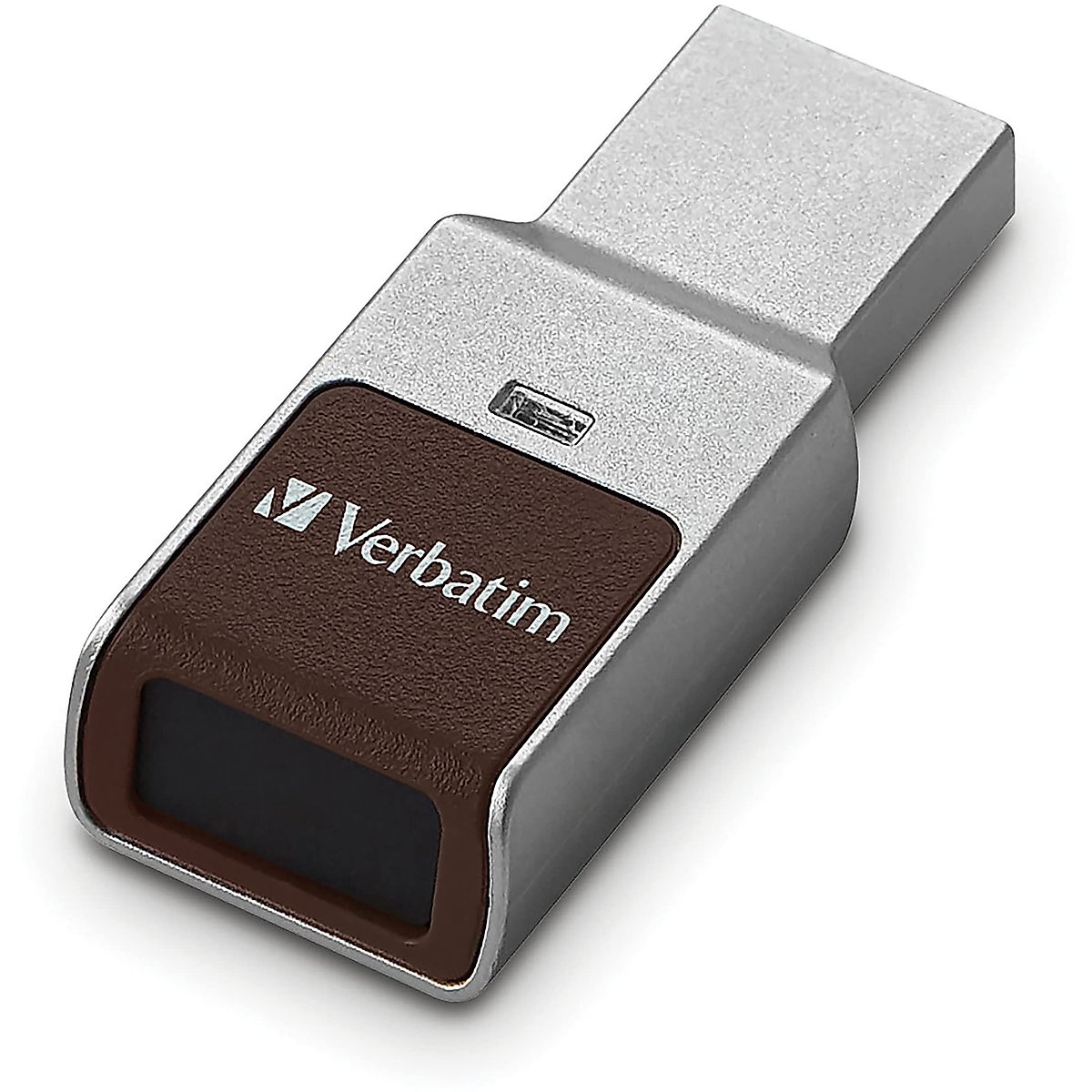 128GB Fingerprint Secure USB 3.0 Flash Drive with AES 256 Hardware Encryption – Silver