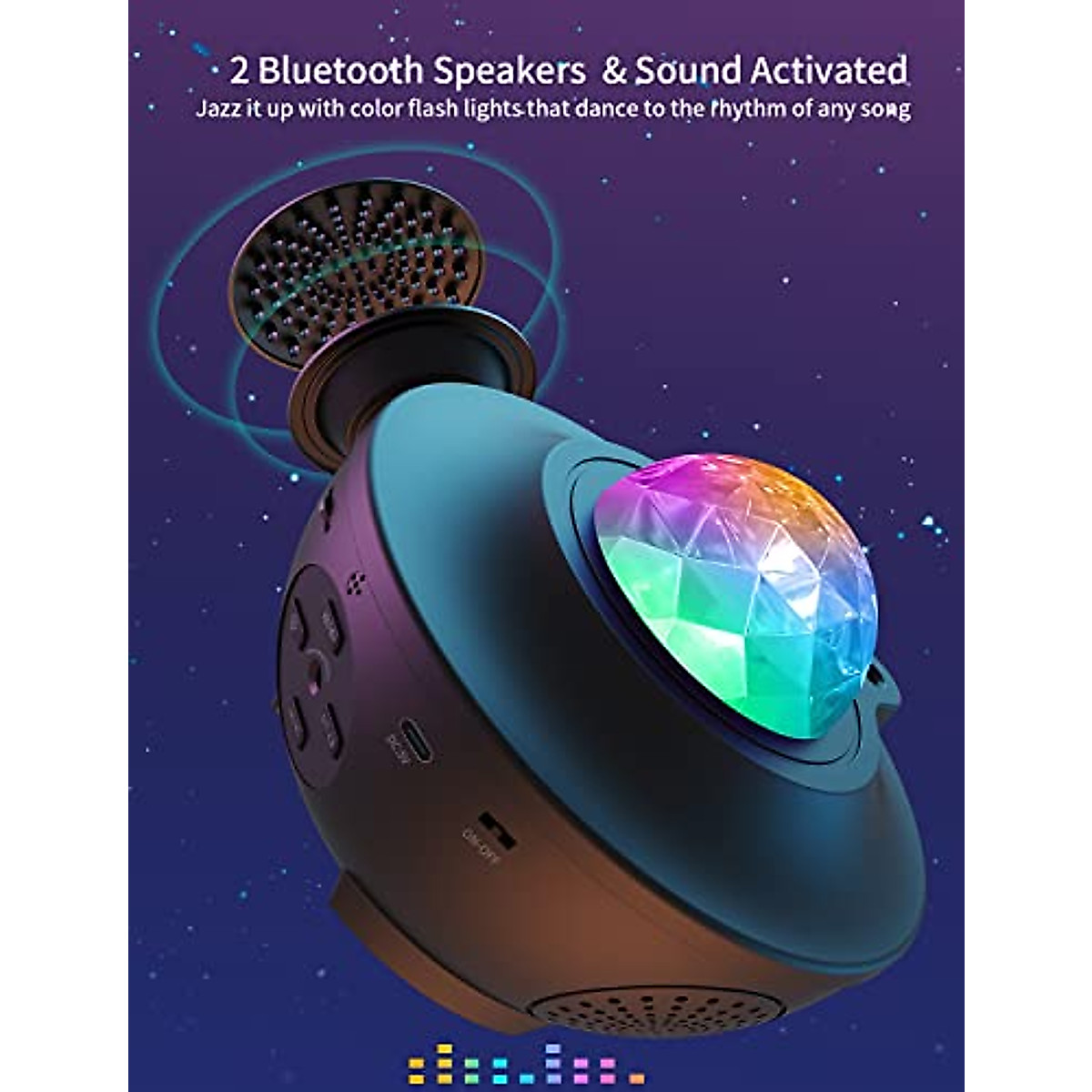 Galaxy Projector Star Projector with Remote/Smart APP Control&Voice Control&Music Speaker&Timer,Starry Sky Night Light Projector for Kids Adults Bedroom/Party/Valentine's Day/Holiday Decoration