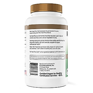 Red Yeast Rice Gold, 600 mg of Organic Red Yeast Rice - IP6 International - 240 Veg Caps