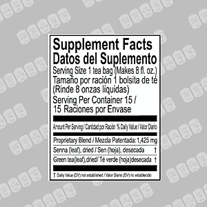 Loveeta Wellness Weight Loss Tea Blackberry - 15 Tea Bags (Gmo Free, Gluten Free, Dairy Free, Sugar Free & 100% Natural)