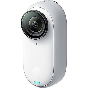 Insta360 GO 3 64GB Tiny Mighty Action Camera, Weighs 35g, Waterproof, Stabilization, POV Capture, with Charge Case and Wearable Camera Accessories + Mount Adapter + 50-in-1 Accessory Kit