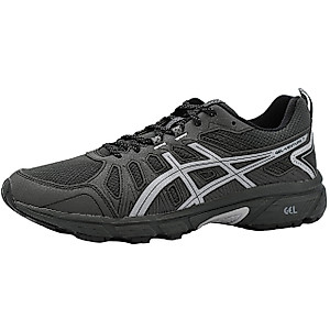 ASICS Men's Gel-Venture 7 Running Shoes, Black/Black/Black, 12 M US