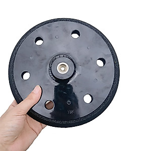 Toromp 9 Inch 6 Hole Soft Hook and Loop Replacement Sander Pad for 9" Orbital Drywall Sander