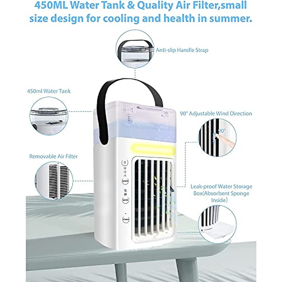 Portable Air Conditioner Fan - Stay Cool Anywhere