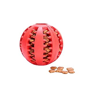 Dog Treat Toy Ball Dog Toy Interactive Dog Toys Chew Enrichment Toys For Boredom And Brain Stimulating Game To Keep Them Busy