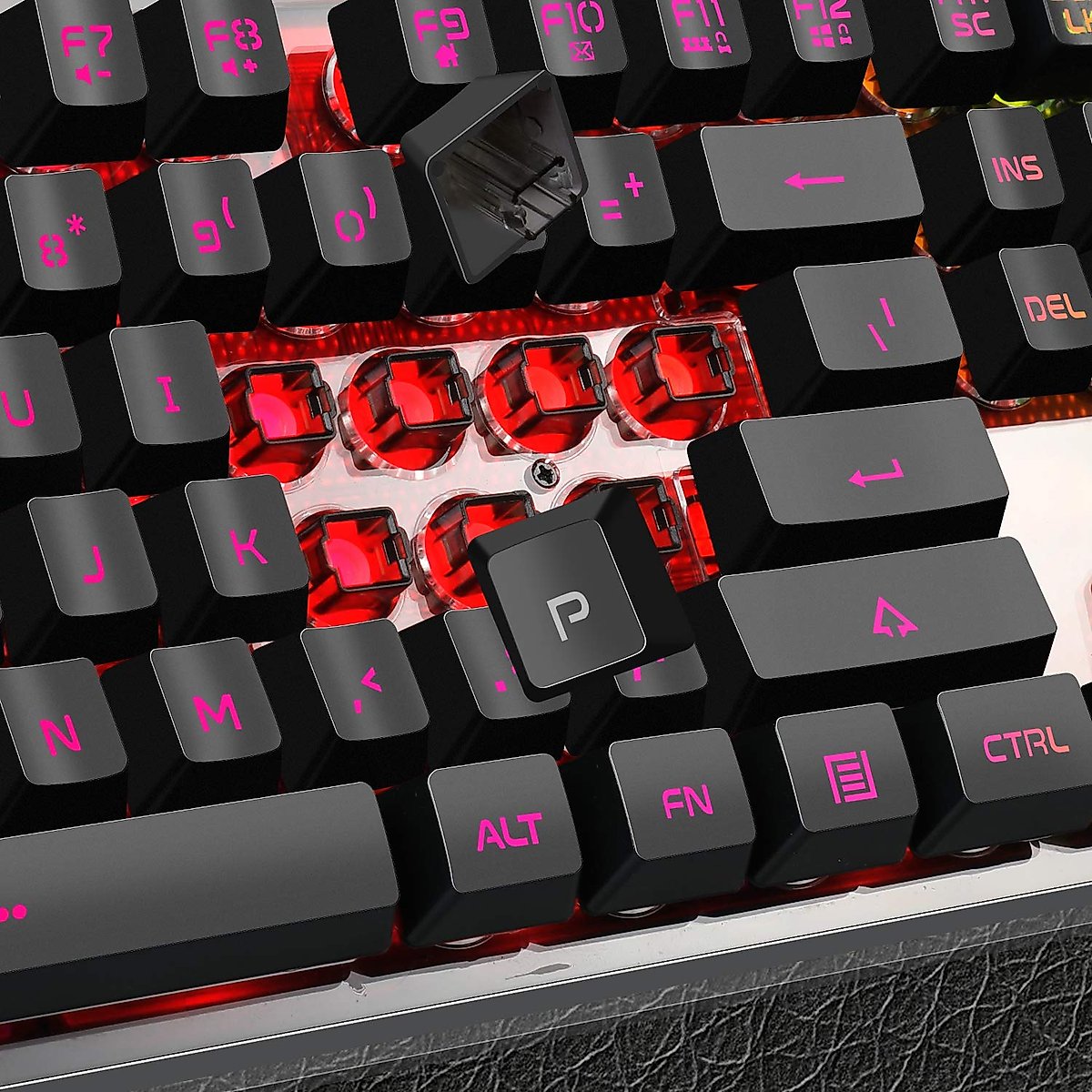 Gaming Keyboard and Mouse Combo, K1 LED Rainbow Backlit Keyboard with 104 Key for Computer/PC/Laptop