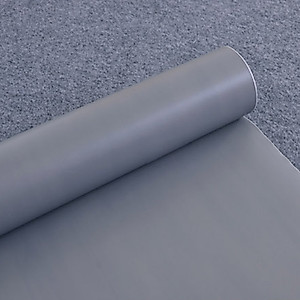 Yifely Solid Grey Color Shelving Paper Peel & Stick Shelf Liner Removable Dresser Drawer Sticker 17.7 Inch by 9.8 Feet