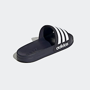 adidas Unisex Adilette Shower Slides Sandal, Legend Ink/White/Legend Ink, 10 US Men
