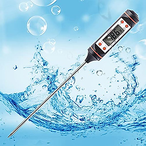 Digital Meat Thermometer Instant Read for Grilling Candy Thermometer BBQ Food Thermometer for Cooking Kitchen Thermometer Long Probe