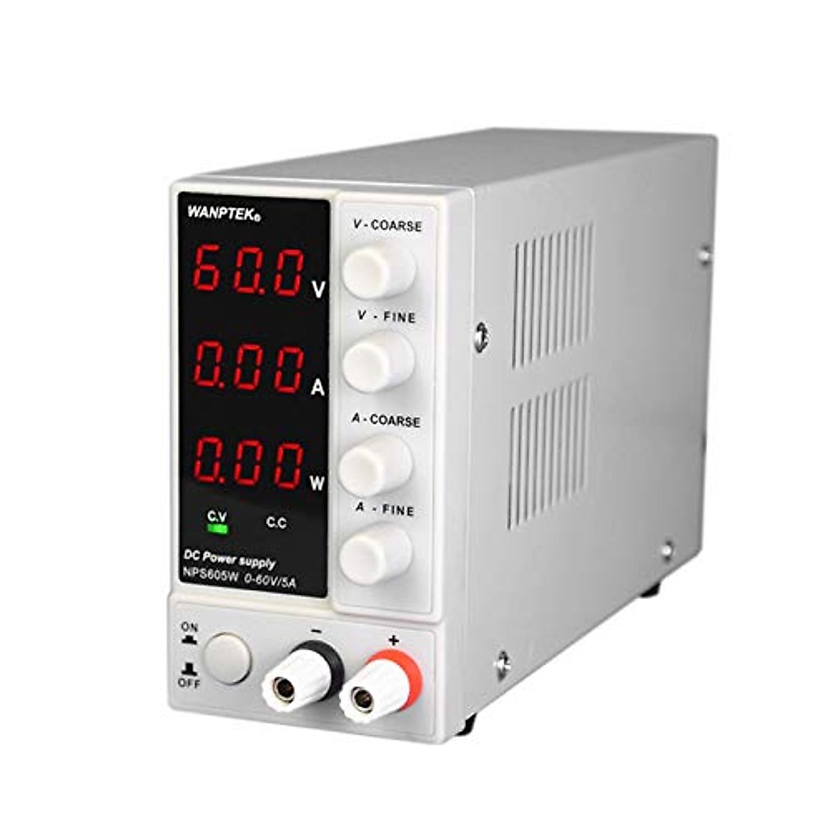 DC Power Supply Variable, NPS605W DC Power Supply Adjustable Digital 300W 0-60V 0-5A Adjustable Switching Regulated Power Supply with 3 Digits Display and Leads Power Cord