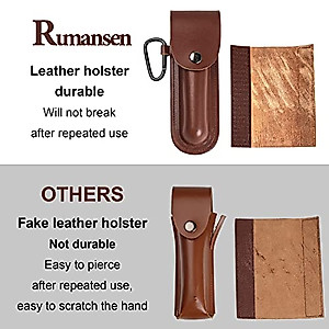 Rumansen Bushcraft Survival Settlers Wrench Tool Scotch Eye Wood Auger Drill Bit Bushcraft Gear Hand Auger Drill Wood for Bushcraft Survival Wilderness Travel Camping Outdoor Survival Shelter