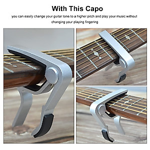 SAPHUE Guitar Capo (silver)