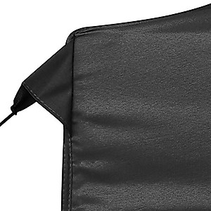 Professional Folding Party Tent with Walls Aluminum,Fruit Stand Gazebo,Deck Gazebo,Camping Gazebo,Hardtop Gazebo,Featuring a Folding Design,for Barbeque,Garden Party,Markets,19.7'x9.8' Anthracite