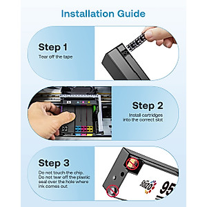 Stiizo 952XL Higher Yield Upgraded Ink Cartridges Replacement for 952 XL Compatible with OfficeJet Pro 8710 8720 8702 7720 7740 8715 8730 8740 8216 8725 8700 Printer ( 4 Pack)