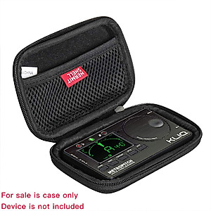 Hermitshell Hard Travel Case for KLIQ MetroPitch - Metronome Tuner (Black)