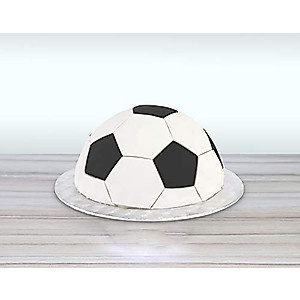 PME Football/Soccer Pattern Cutters, Standard, White