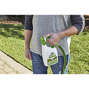 Scotts MossEx 3-in-1 Ready-Spray, Moss Killer for Lawns, Hard Surfaces, and More, 32 fl. oz.
