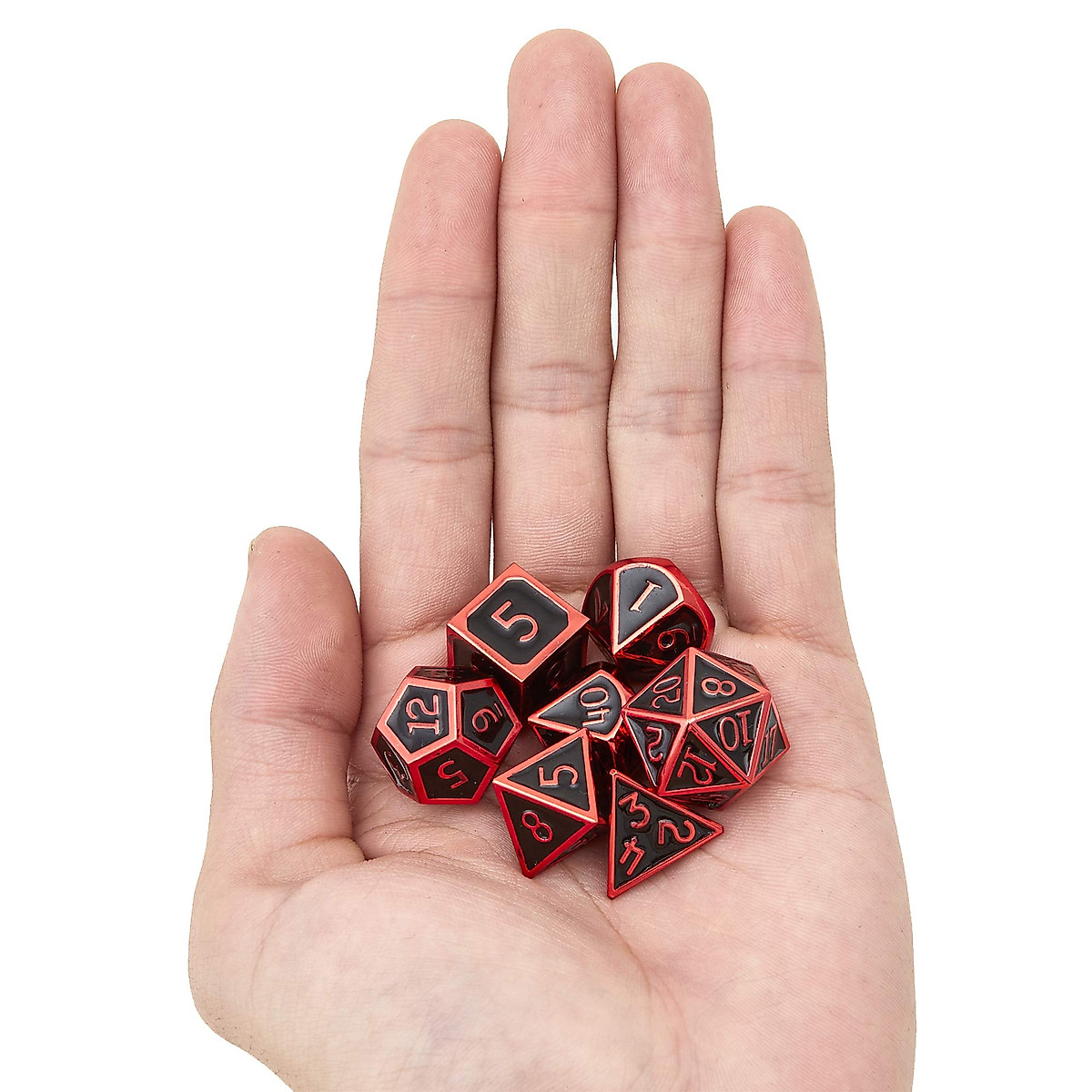 DND Dice Handmade Resin Sharp Edge D&D dice Set for Dungeons and Dragons RPG dice Beautiful Interior refractive Surface Wonderful and Unusual