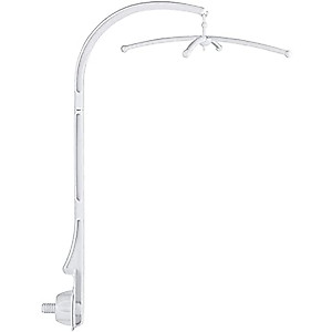 Crib Mobile Arm 26.77 Inch Baby Crib Mobile, Mobile Arm for Crib, ABS Plastic Infant Music Box Holder Arm Bracket for Bed Holder or Baby Bed Toy Decoration Holder,White