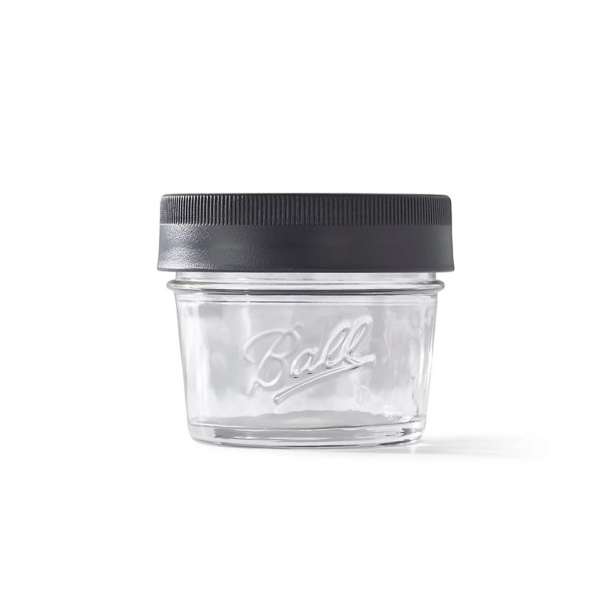 Ball Smooth Sided Regular Mouth Glass Mason Jars, 4 oz, 4 Pack